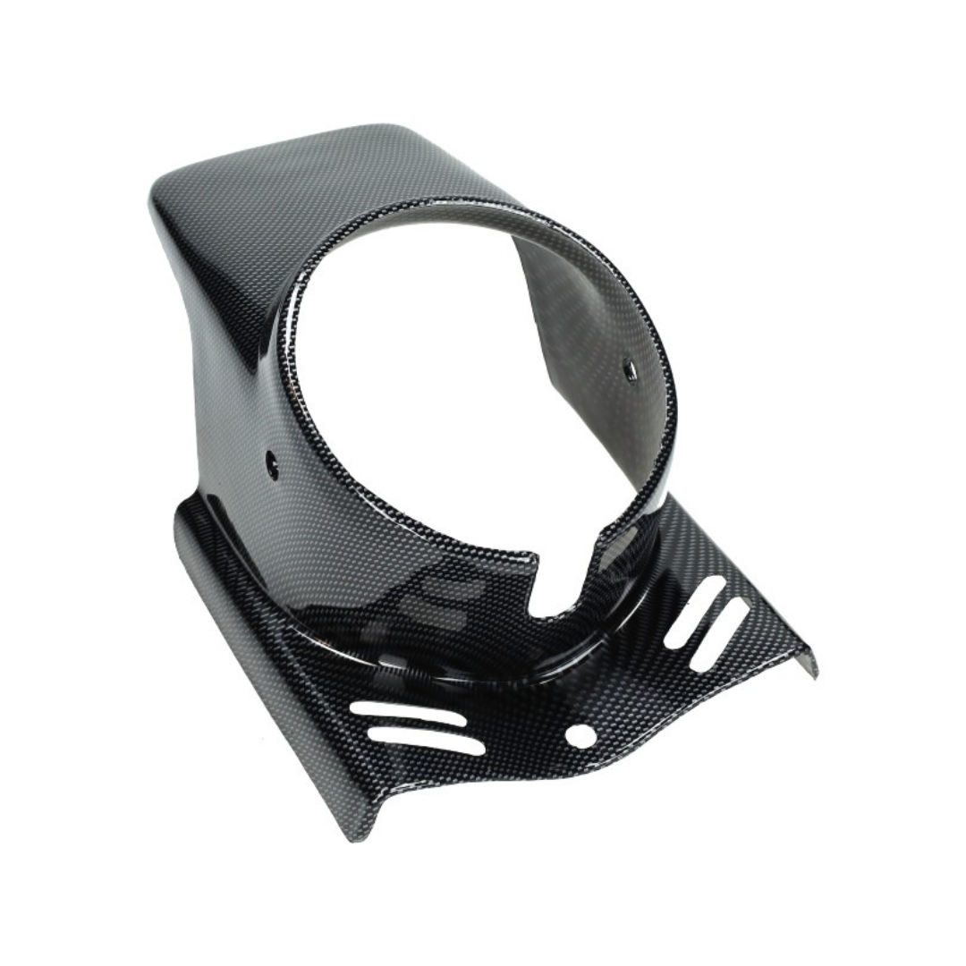 Spoiler de phare rond carbone pour Puch Maxi – Fresh Parts